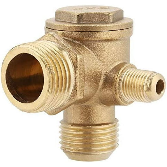Air Compressor Check Valve, Male Thread 90 Degree Air Compressor Check ...