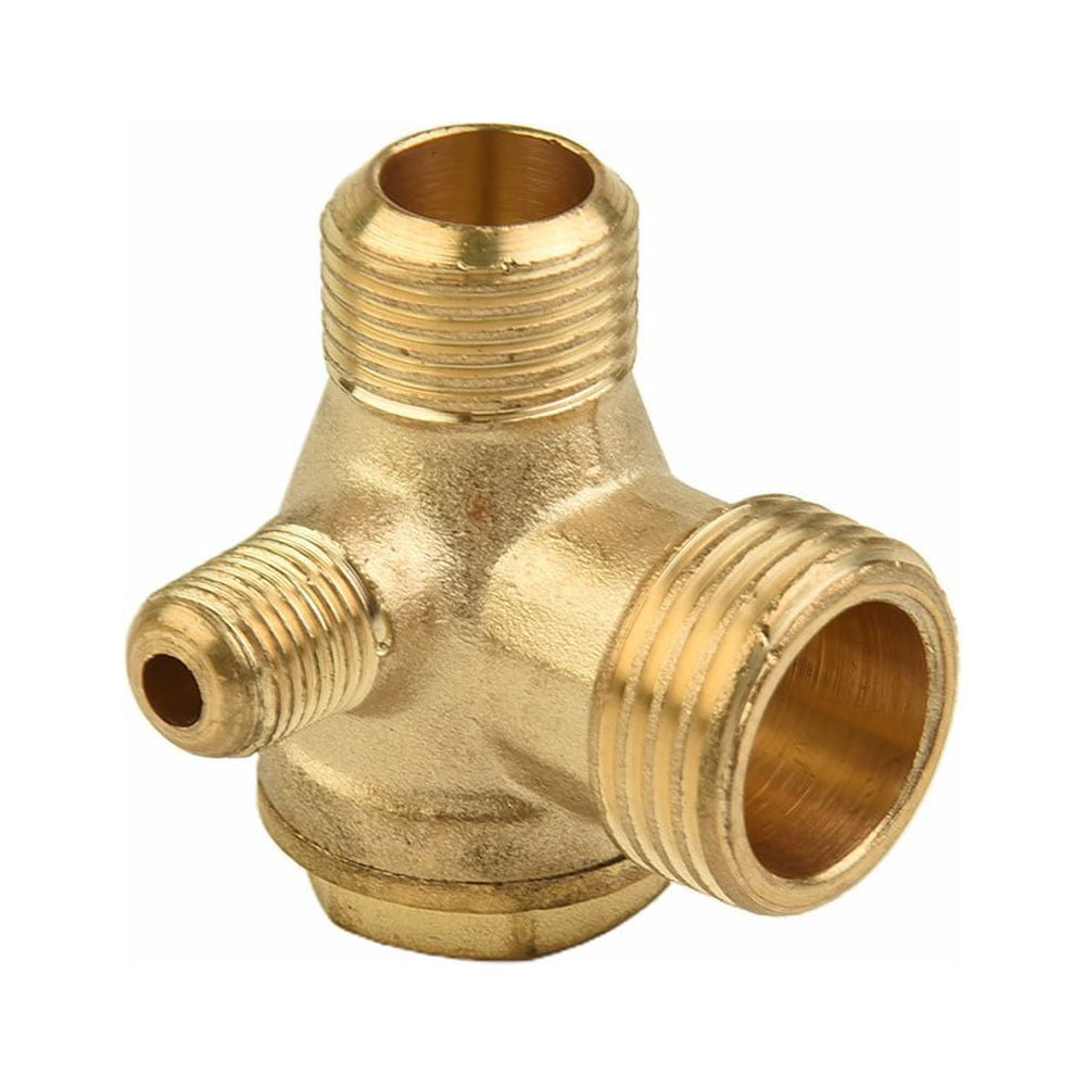 Air Compressor Check Valve With Port For Oil-free Air Compressor 3 Port ...
