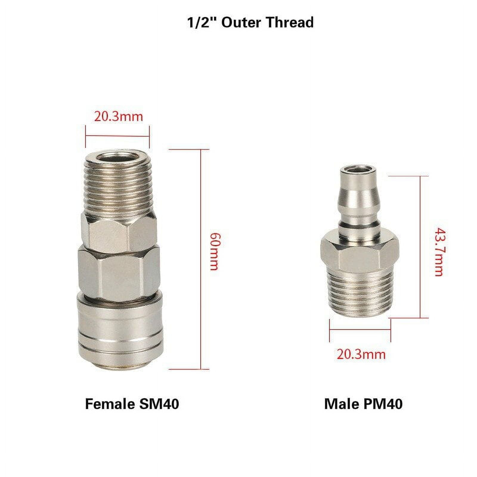 Air Compressor Connectors High Pressure Coupling C type Pneumatic ...