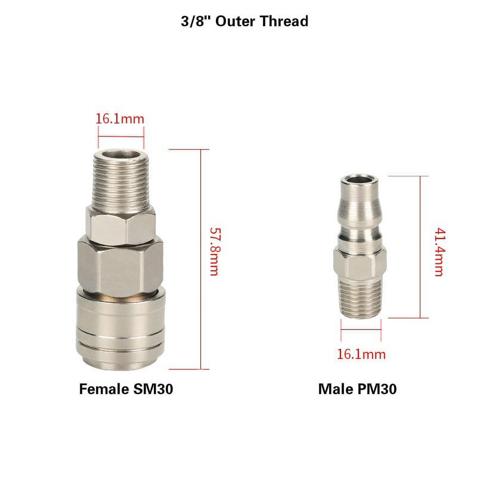 Air Compressor Connectors High Pressure Coupling C type Pneumatic ...