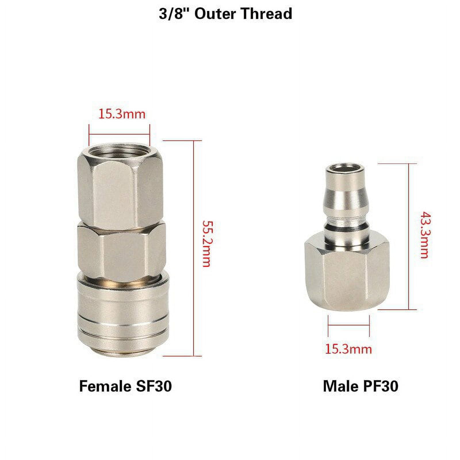 Air Compressor Connectors High Pressure Coupling C type Pneumatic ...