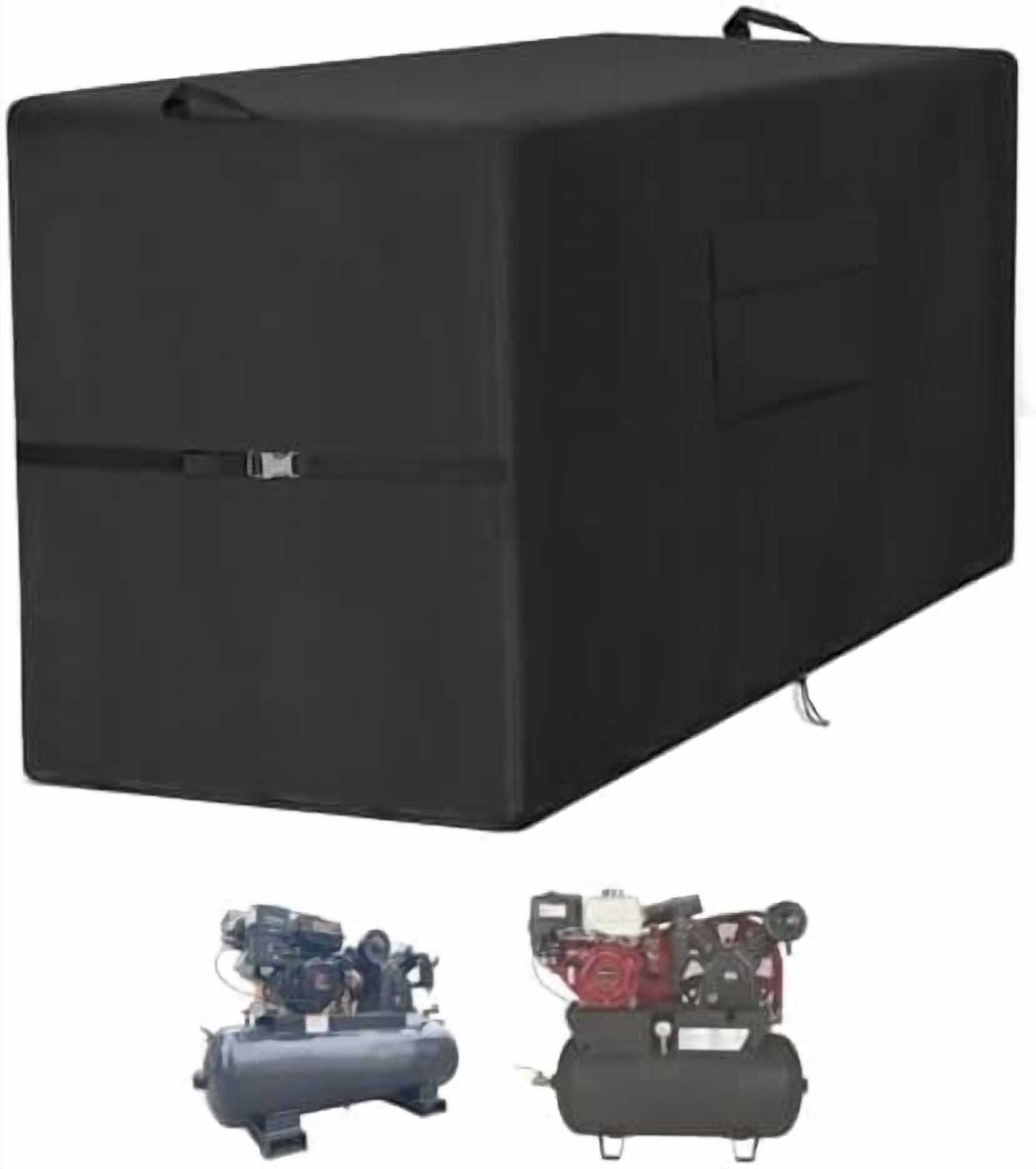 Air Compressor Cover, 600D Waterproof AC Compressor Cover Suitable for ...