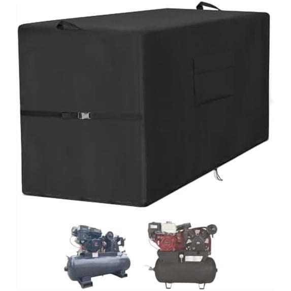 Air Compressor Cover, 600D Waterproof AC Compressor Cover Suitable for ...