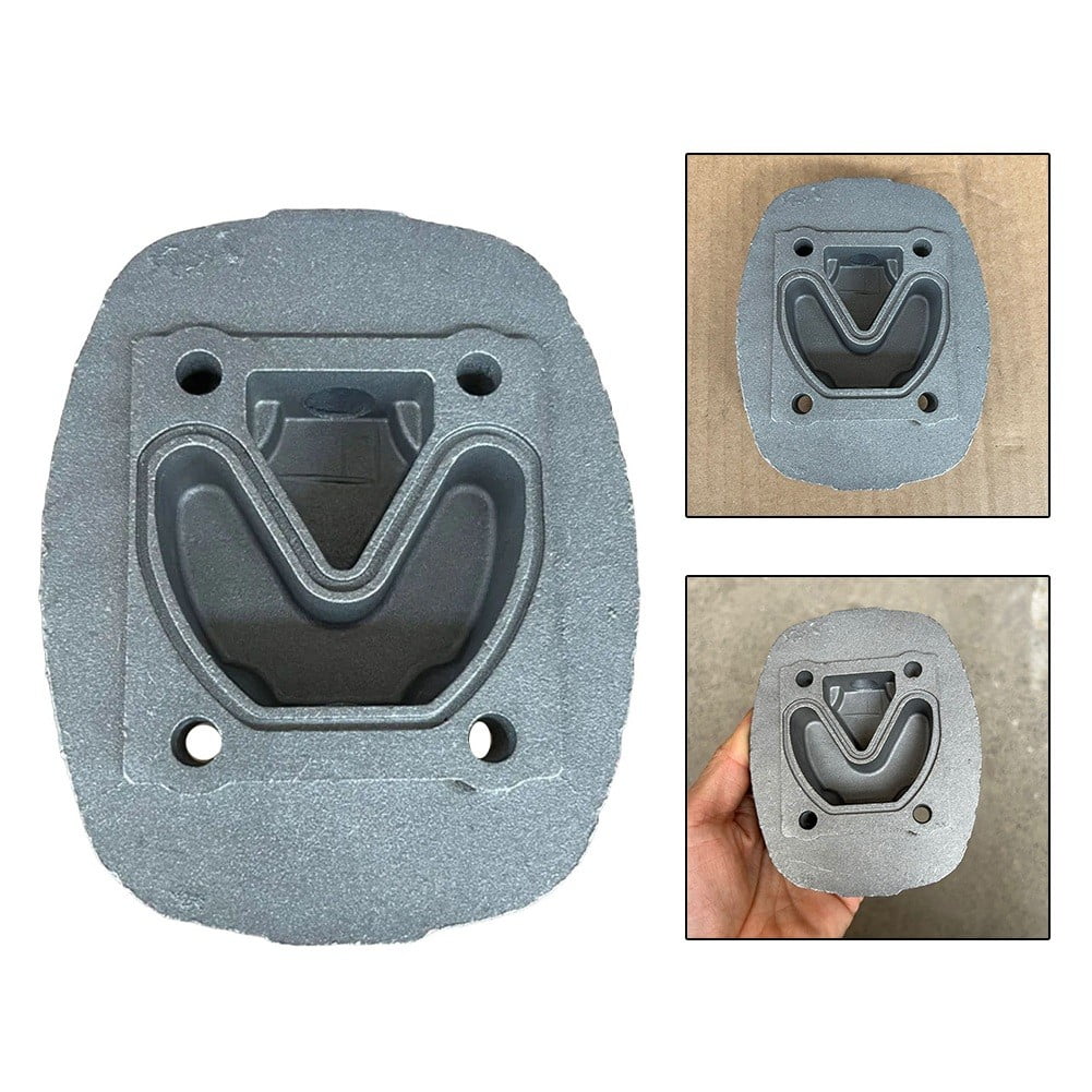Air Compressor Cylinder Head Aluminum Fittings Cooling Cover Pneumatic ...