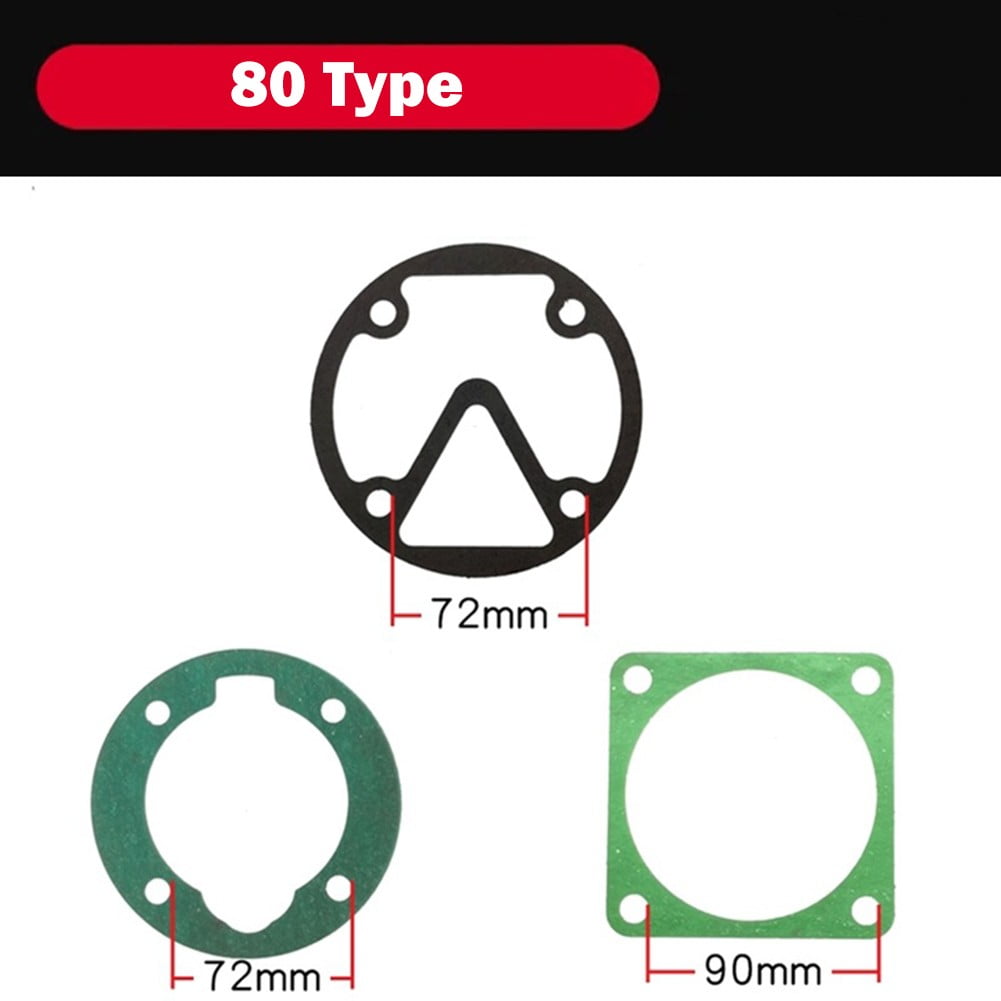 Air Compressor Cylinder Head Base Valve Plate Gaskets Washers Blue+Grey ...