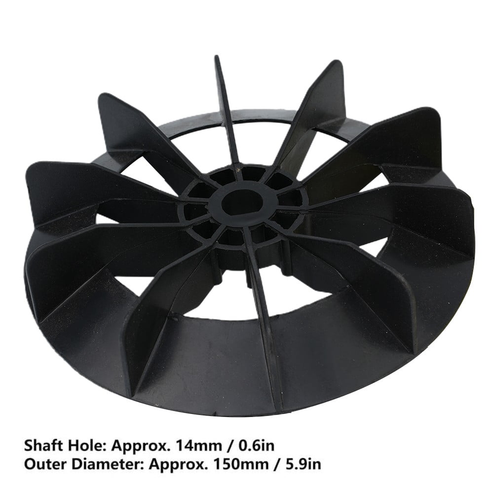 Air Compressor Fan Blade Direct-on-Line Motor 14mm Shaft 150mm Outer ...
