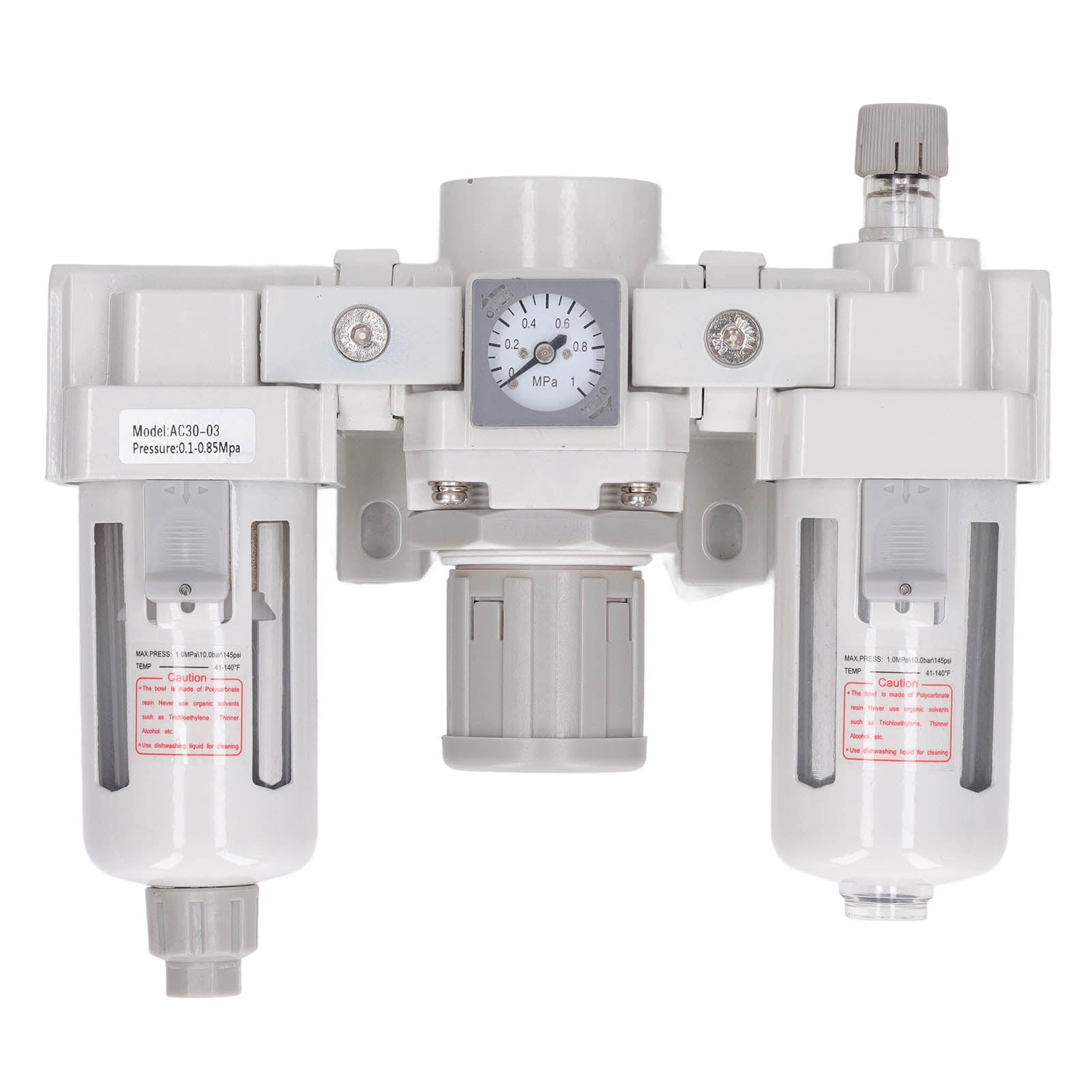 Air Compressor Filter, G3/8 Pressure Regulator, Water Oil Trap ...