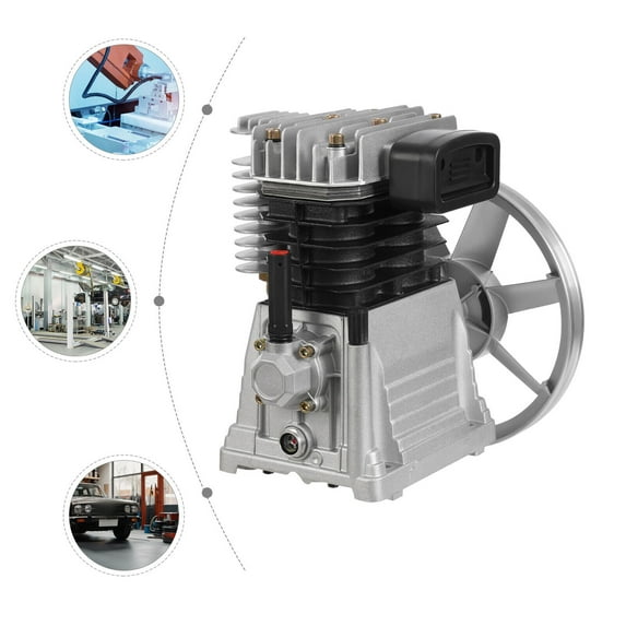 Air Compressor Head Aluminum and Iron Air Compressor Pump Head, Single ...