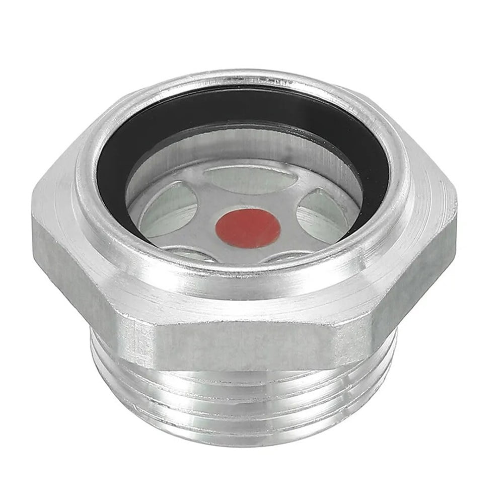 Air Compressor Oil Sight Glass 3/4\" NPT Aluminum Oil Level Gauge 1 Air ...