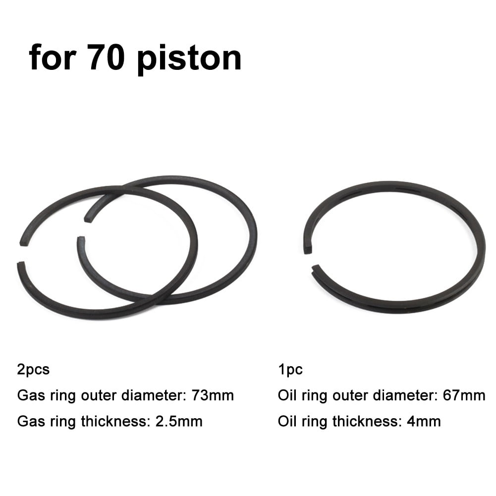 Air Compressor Piston Rings Kit for 55mm 70mm 80mm 90mm 95mm ...