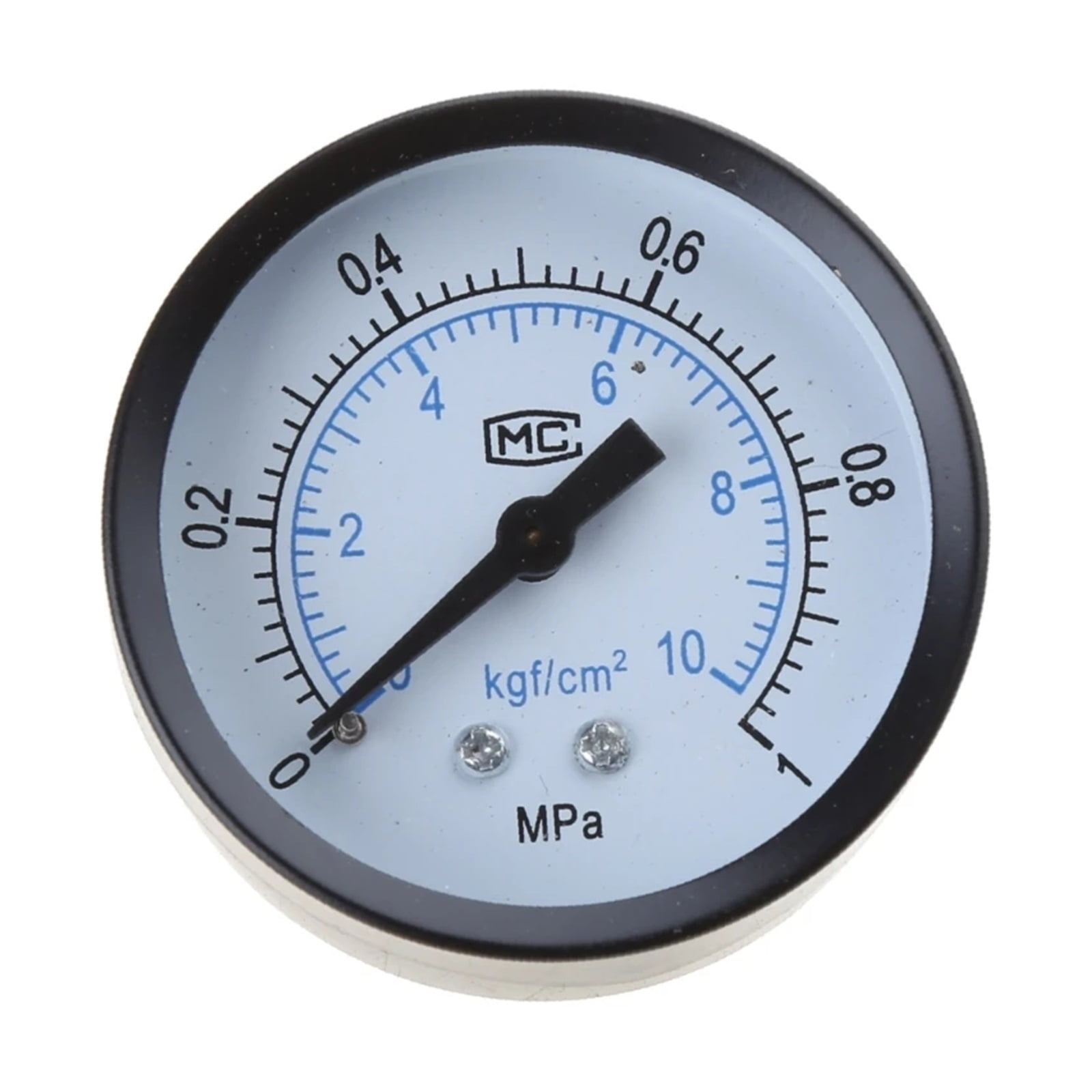 Air Compressor Pneumatic Hydraulic Fluid Iron Bar Air Pressure Gauge ...