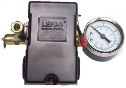 Air Compressor Pressure Control Switch 4 Ports 145-175 PSI w/ -200 PSI ...