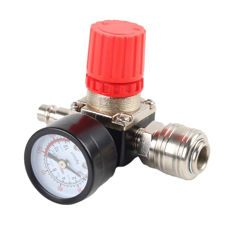 Air Compressor Pressure Regulator Valve Switch Metal Pressure Reducing ...