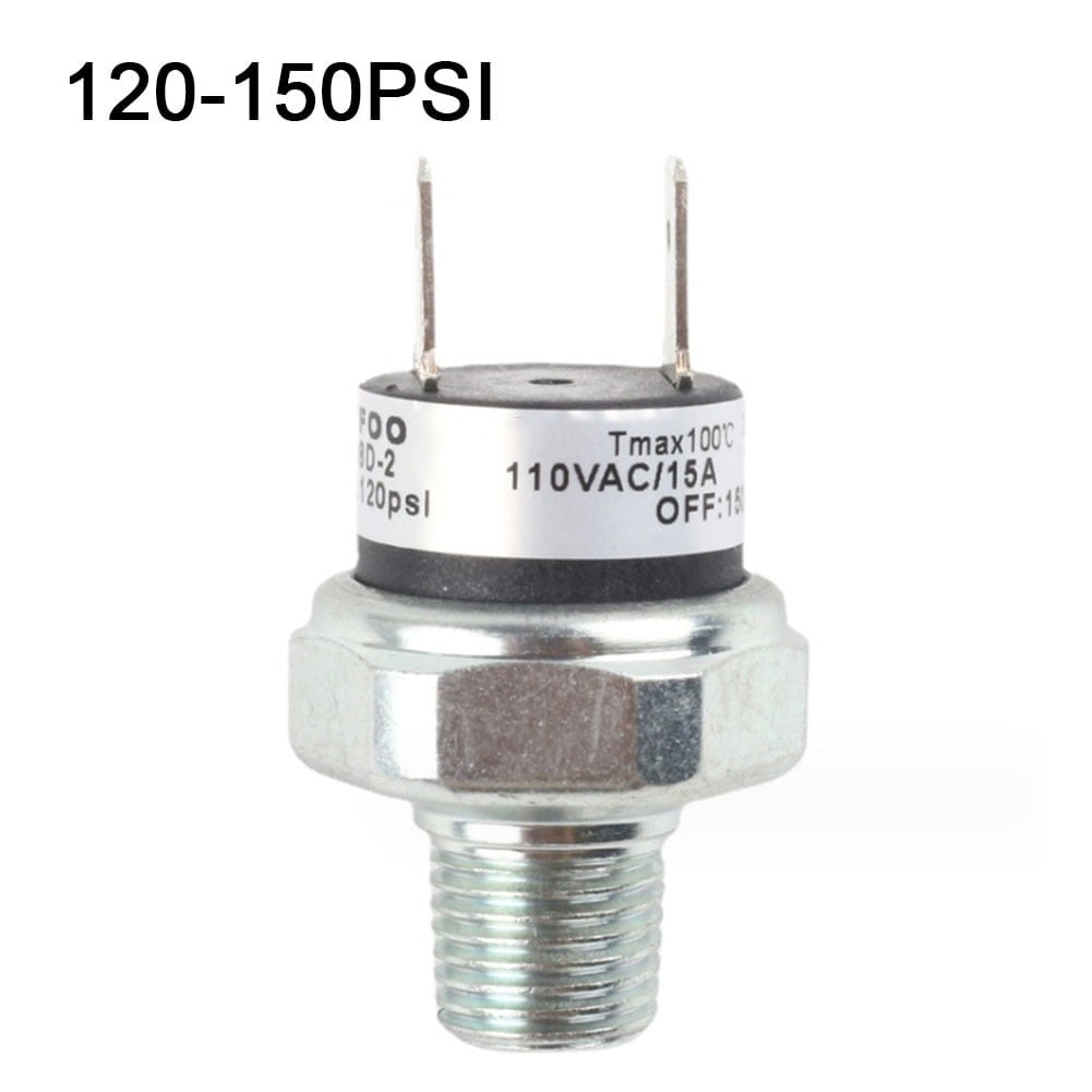 Air Compressor Pressure Switch 120-150PSI Canister Thread 1/4\"NPT AC110V AB AB - Walmart.com