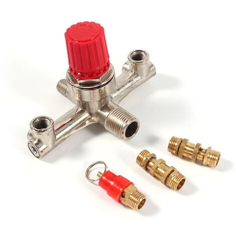 Air Compressor Pressure Switch,Air Compressor Parts,Alloy Dual Outlet ...