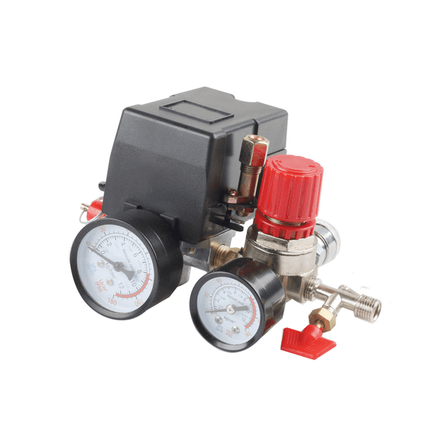 Air Compressor Pressure Switch W/Valve Control Regulators Gauge 90 ...