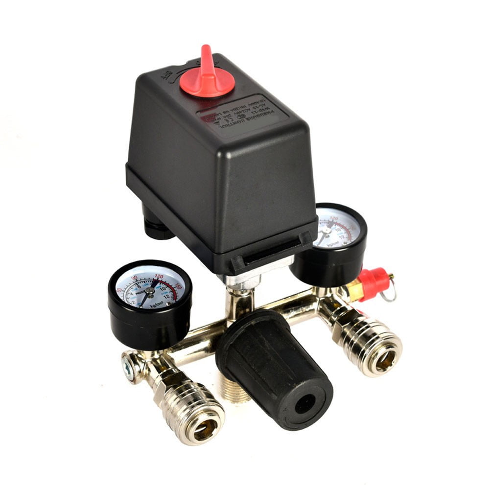 Air Compressor Pressure Switch Regulator Control Valve Gauge Air Pump ...