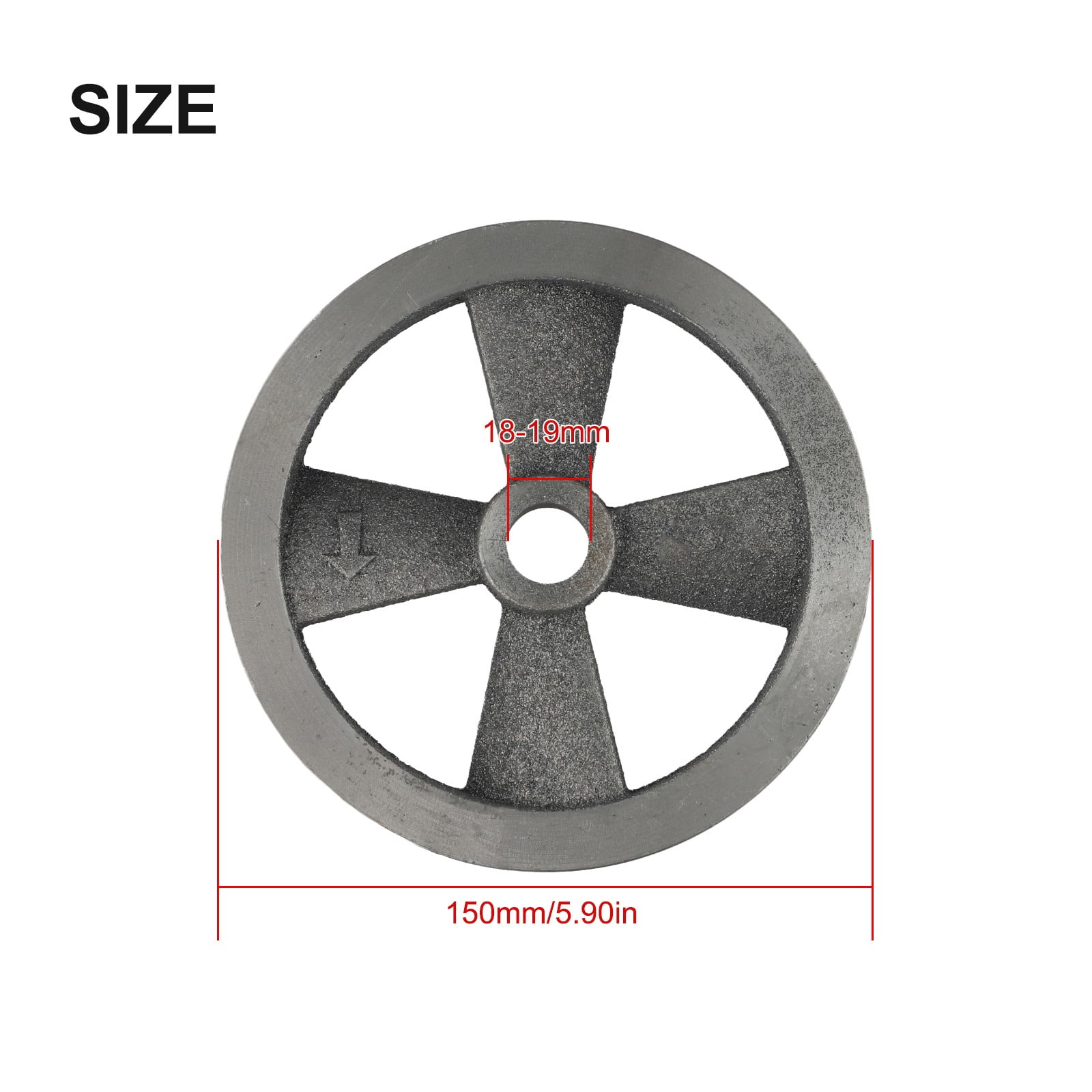 Air compressor pulley accessories belt machine head single groove ...