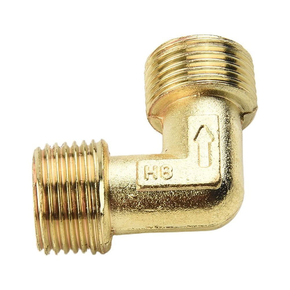 Air Compressor Pump Elbow Unloader Valve Thread Brass 16.5Mm Male To ...