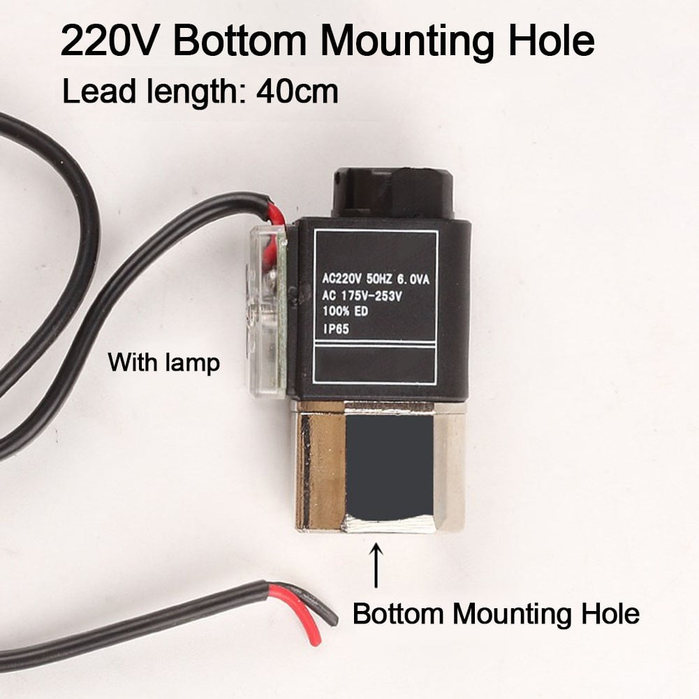Air Compressor Pump Exhaust Solenoid Valve Unloading Bleed Check Valve ...