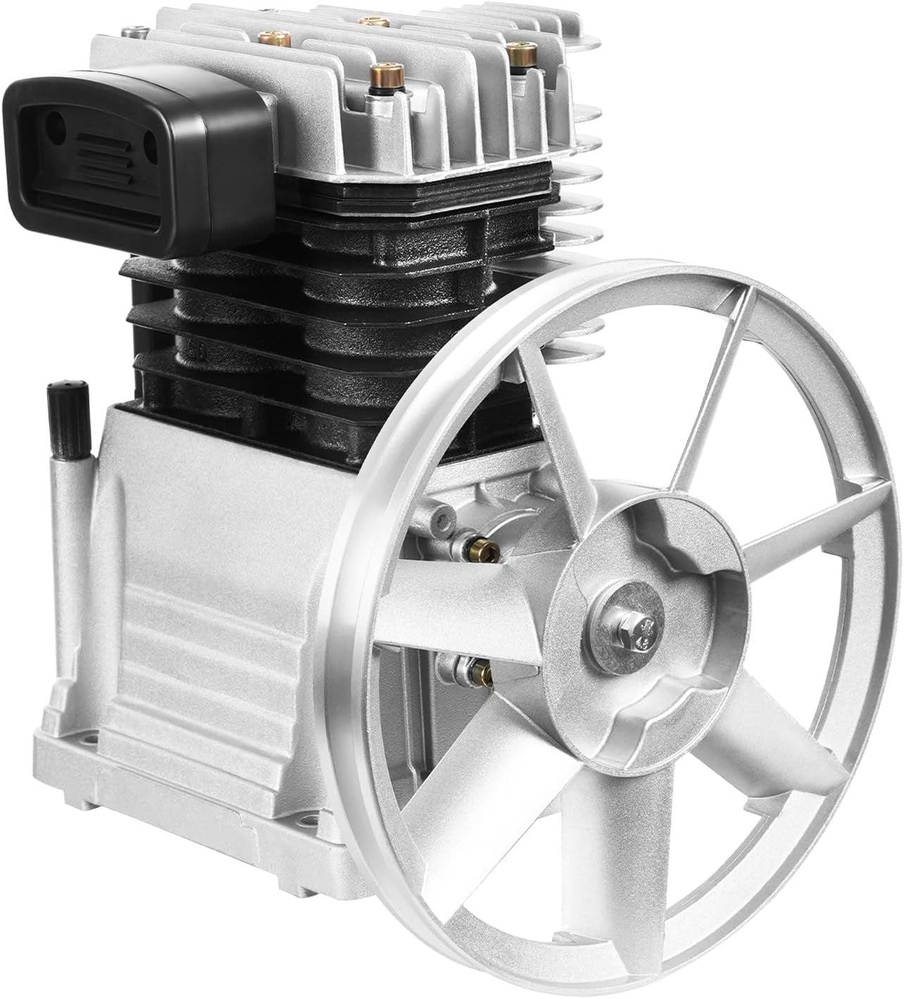 Air Compressor Pump Head, 3HP 66Gal/min 145PSI Single Stage Twin ...