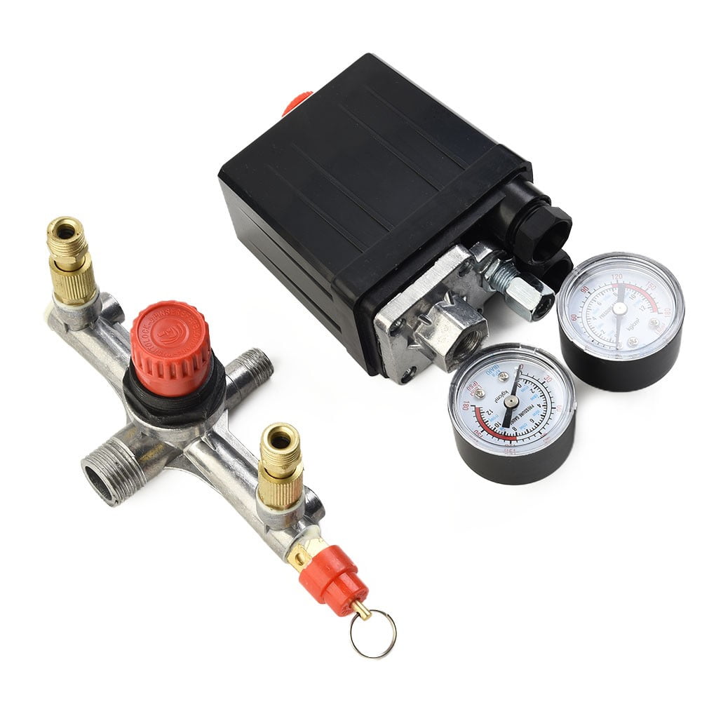 Air Compressor Pump Pressure Control Switch Valve Manifold Regulator ...