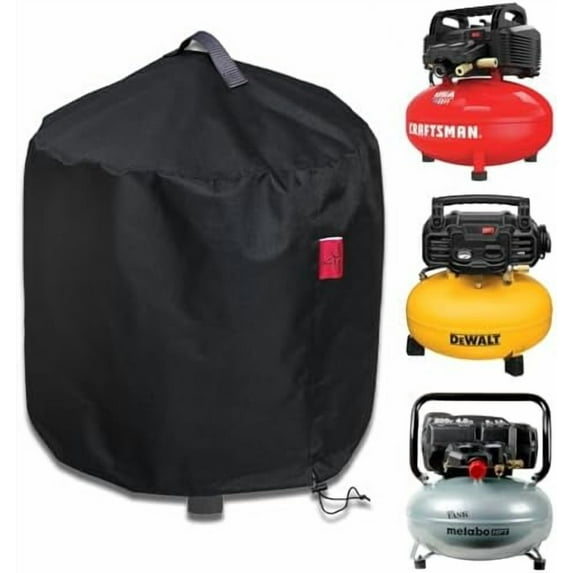 Air Compressor Waterproof Cover (600D Heavy Duty, w/Handle), Fits ...