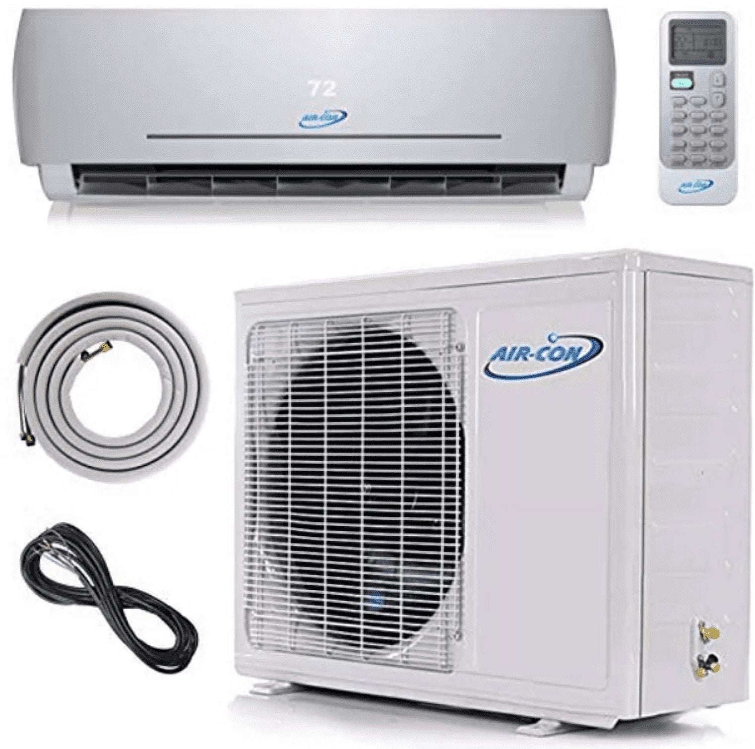 Air-Con 18000 BTU HYPER Mini Split Air Conditioner Heat Pump Ductless ...