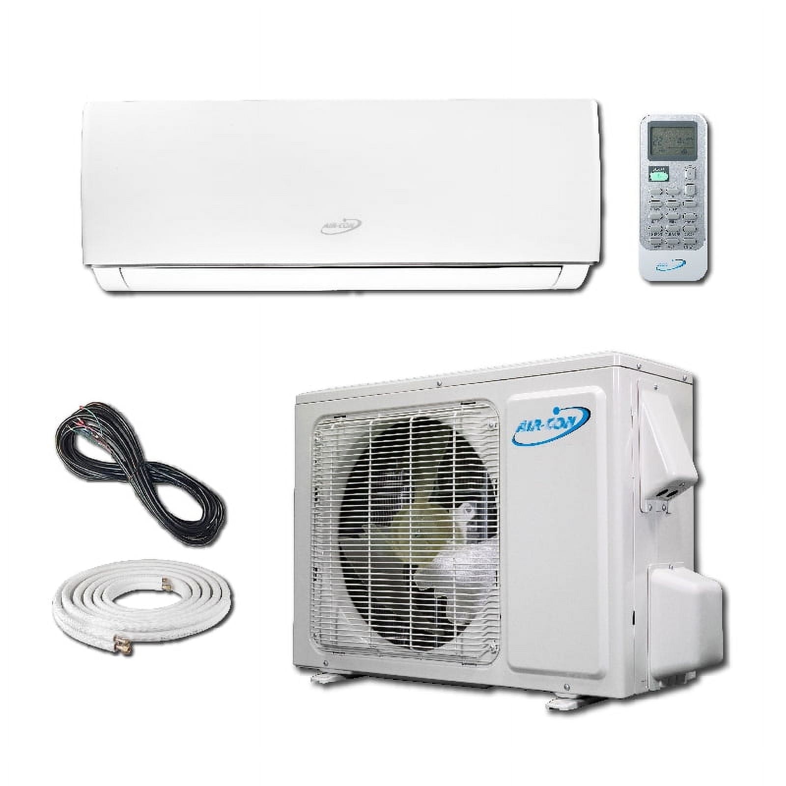 Air-Con Serene Series 24,000 BTU 17.6 SEER Single Zone Ductless Mini ...