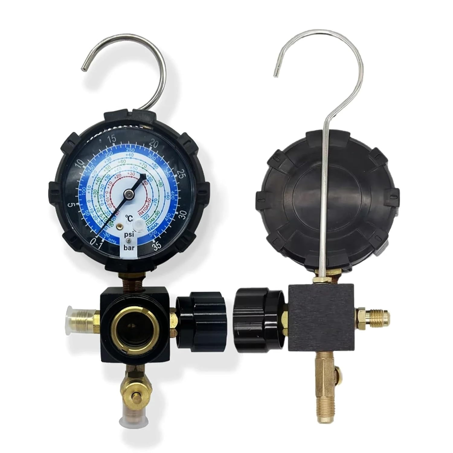 Air Condition Manifold Gauge for R22/R410A/R134A/R404A Refrigerants H/L ...
