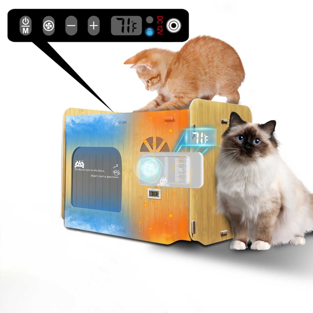 Air Conditioned Cat House for Outdoors – Self-Regulating Cooling ...