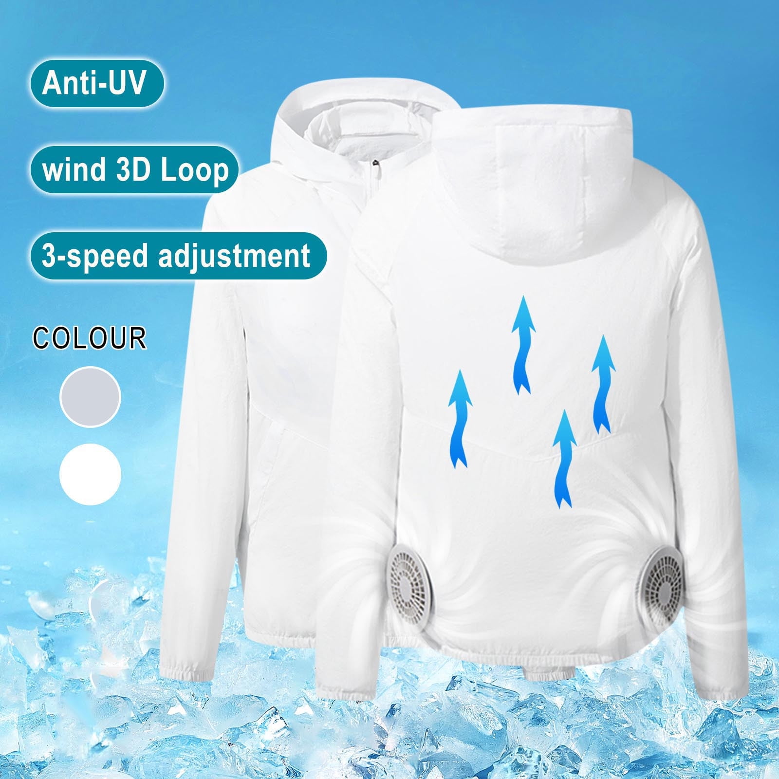 Air Conditioned Jacket Air Conditioned Jacket for Men Fan Jacket ...