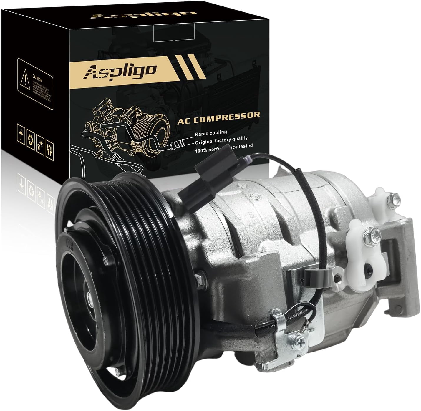 Air Conditioner AC Compressor Fits for Honda Crosstour 2.4L 2012-2015 ...