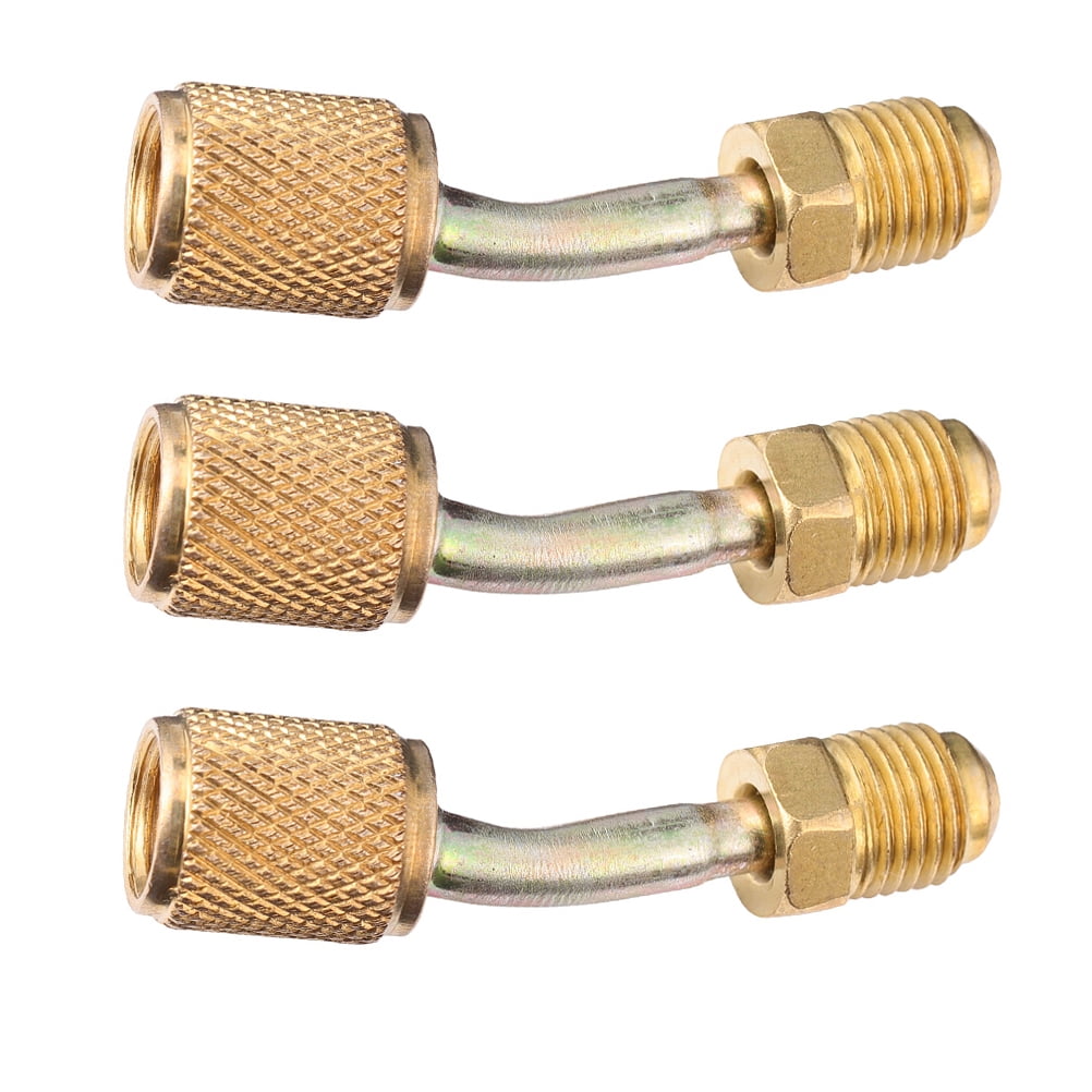 Air Conditioner Adapter 3 Pcs Hose Connector Brass Energy Save ...