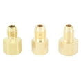 Air Conditioner Brass Adapter, 3-Piece Durable Vacuum Adapter for ...