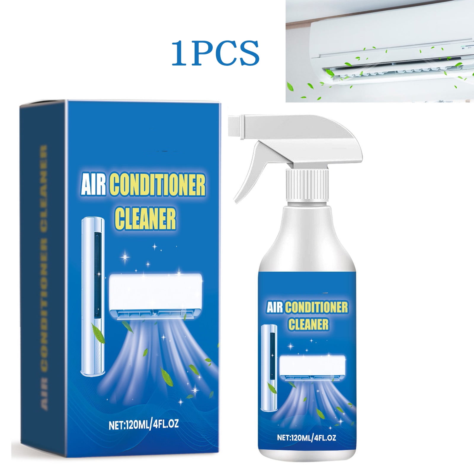 Air Conditioner Cleaner Spray, 120ml Multi-Purpose Household Ac Cleaner ...