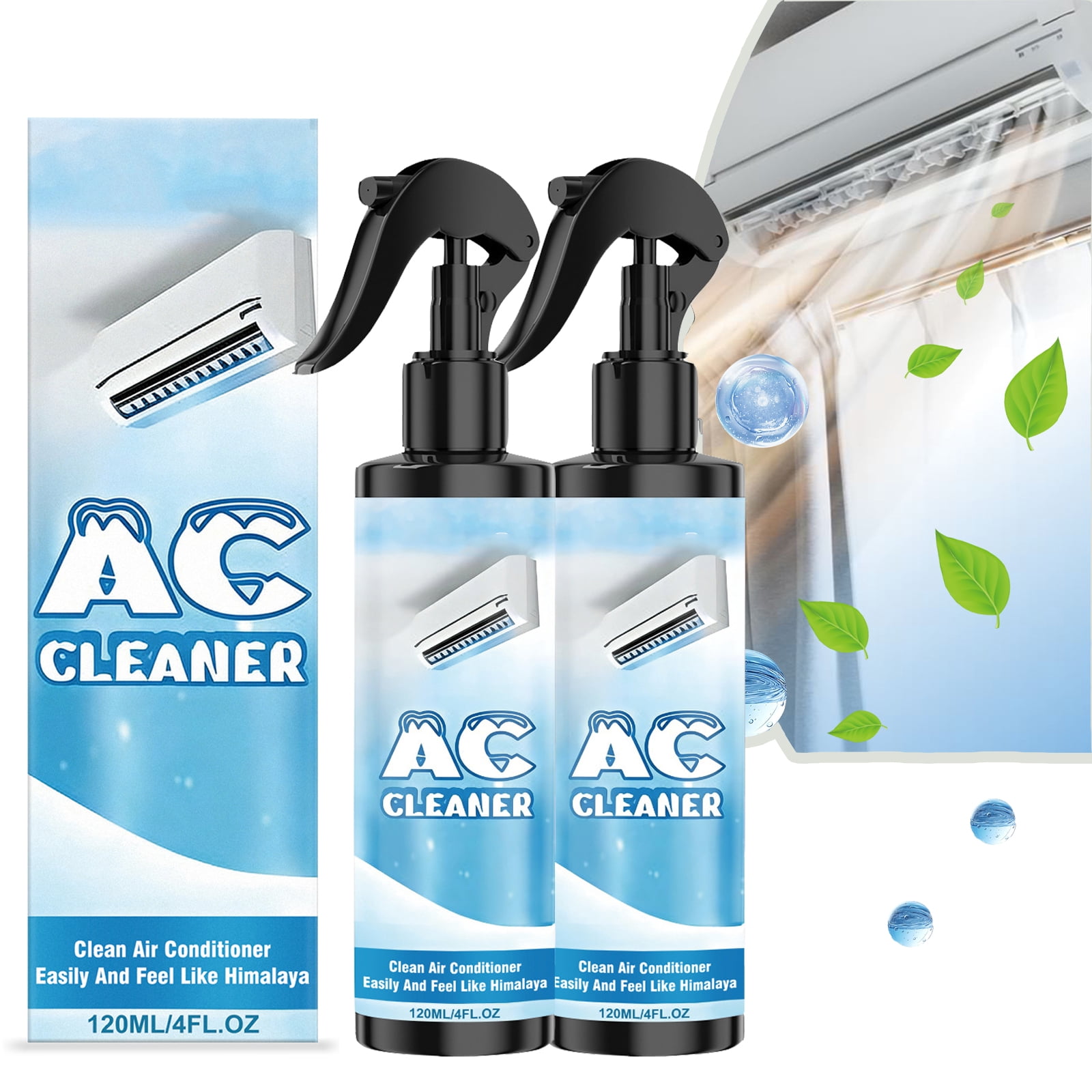 Air Conditioner Cleaner Spray – Grease & Dust Remover for AC Coils ...
