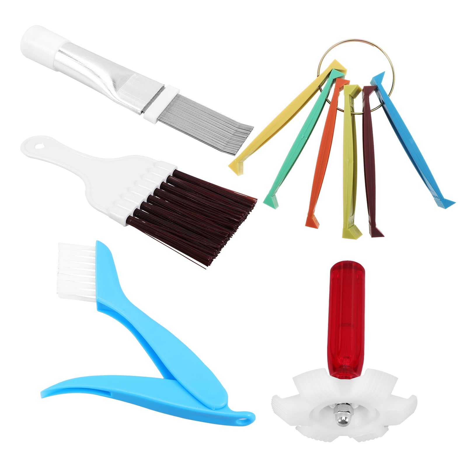 Air Conditioner Cleaning Tools 5 Piece Set Conditioning Condenser Fin ...