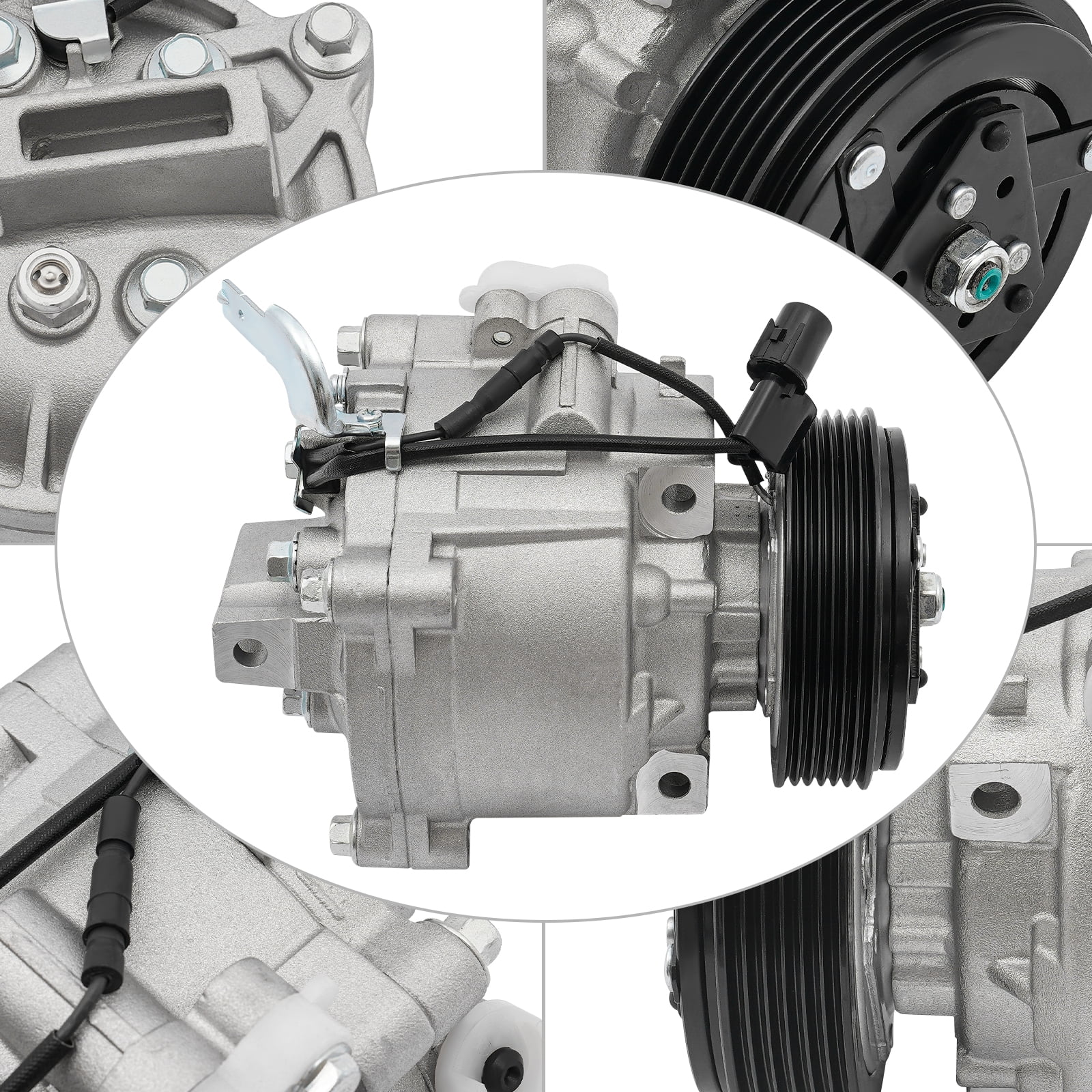 Air Conditioner Compressor with Clutch Compatible for Mitsubishi Lancer ...