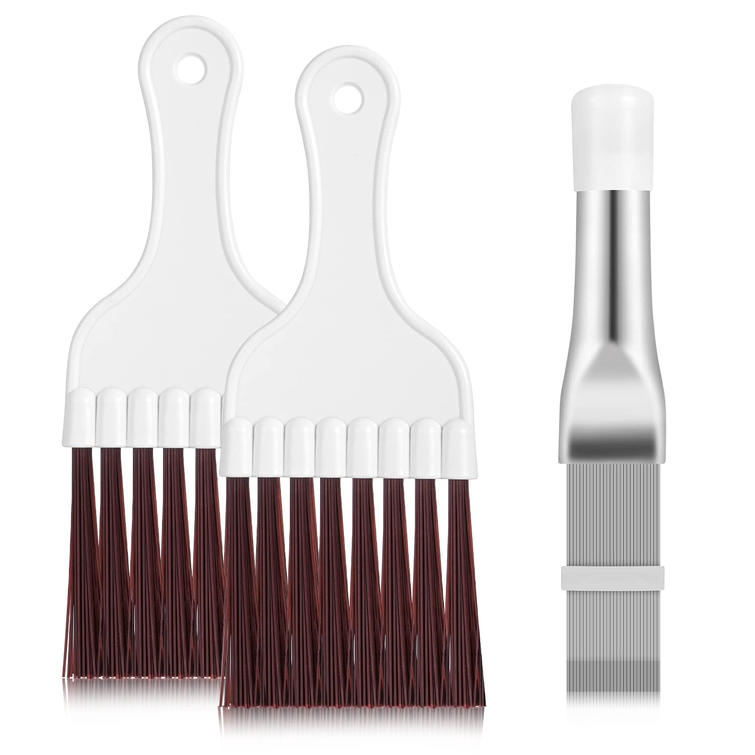 Air Conditioner Condenser Fin Straightener Set, 3 in 1 Stainless Steel ...