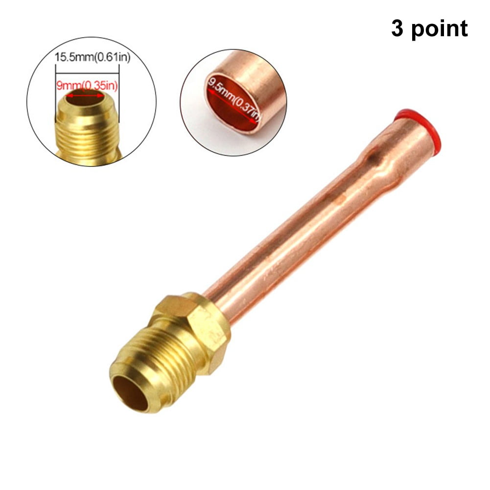 Air Conditioner Copper Tube With Brass Forged SAE 1/4 3/8 1/2 3/4 Fit ...