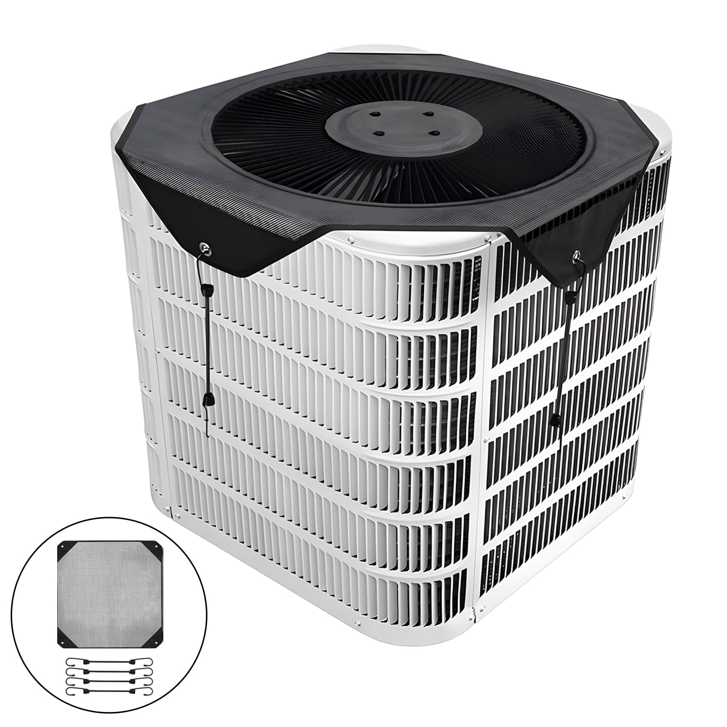 Ethyie Air Conditioner Cover, Outdoor Mesh AC Cover, All-Season ...