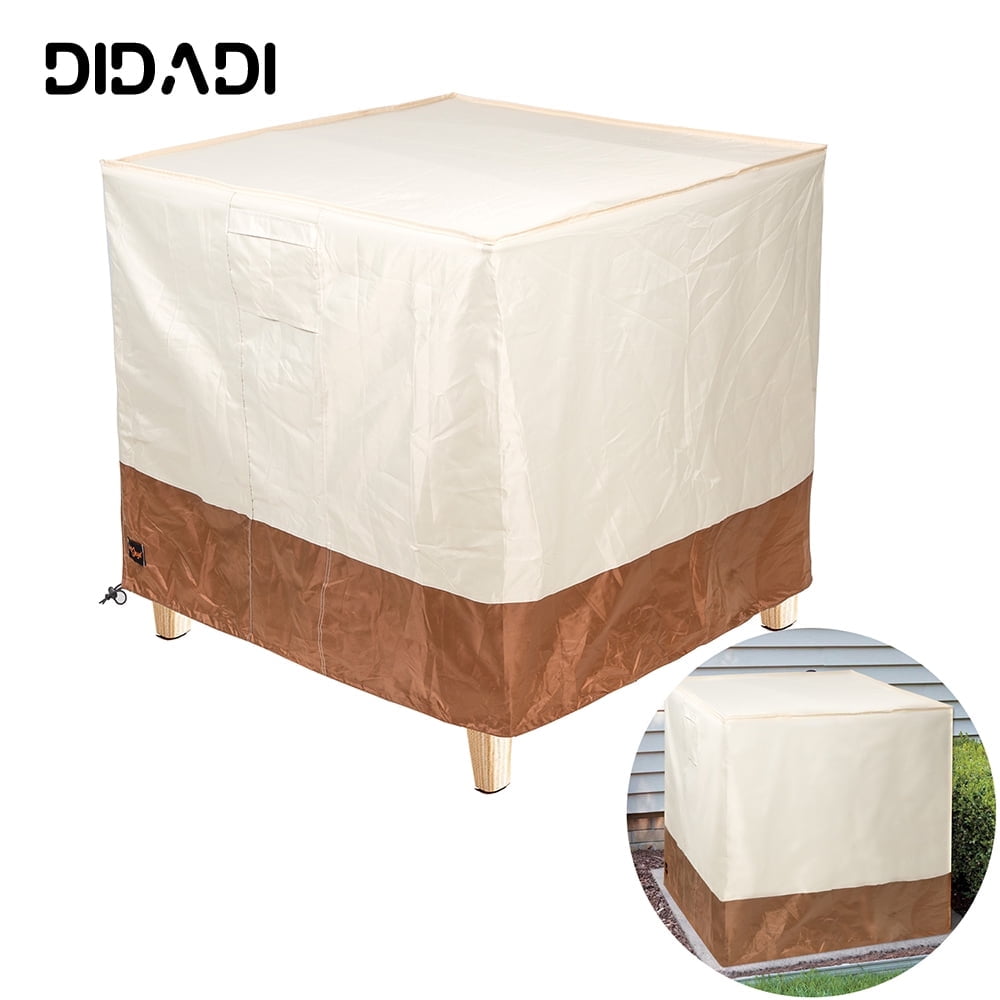 DIDADI Outdoor Air Conditioner Cover, Waterproof & Windproof, 420D ...