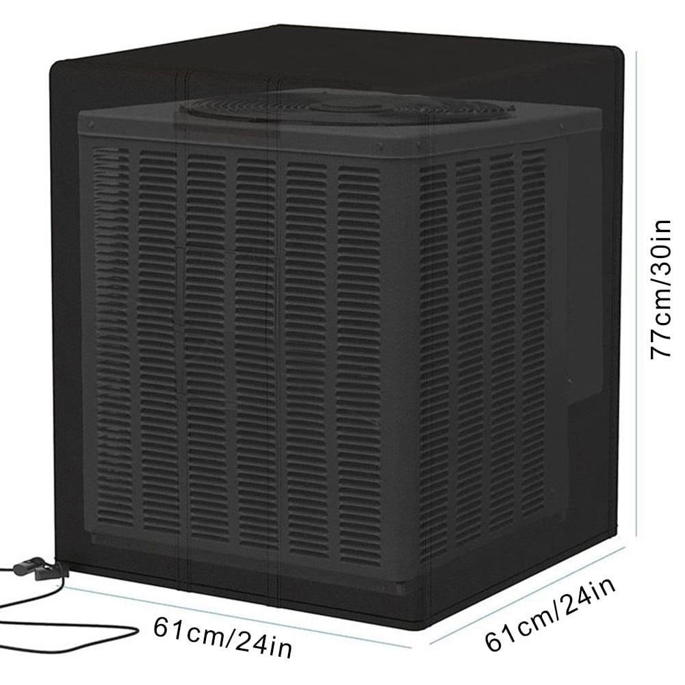 Air Conditioner Cover for Outside Units- Cover Water Resistant Fabric ...