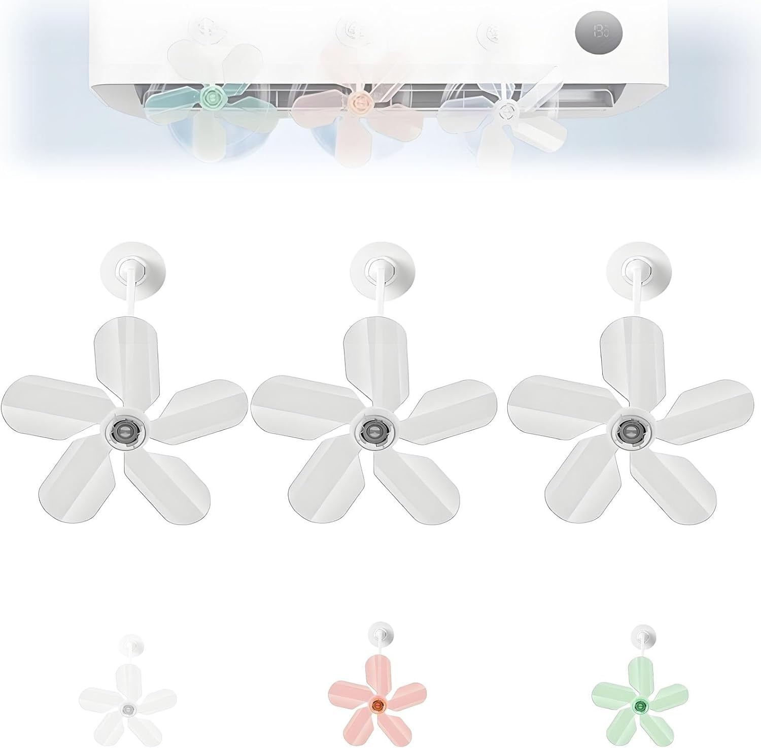 Air Conditioner Deflector Fan, 2025 Adjustable Magnetic Deflector Fan ...