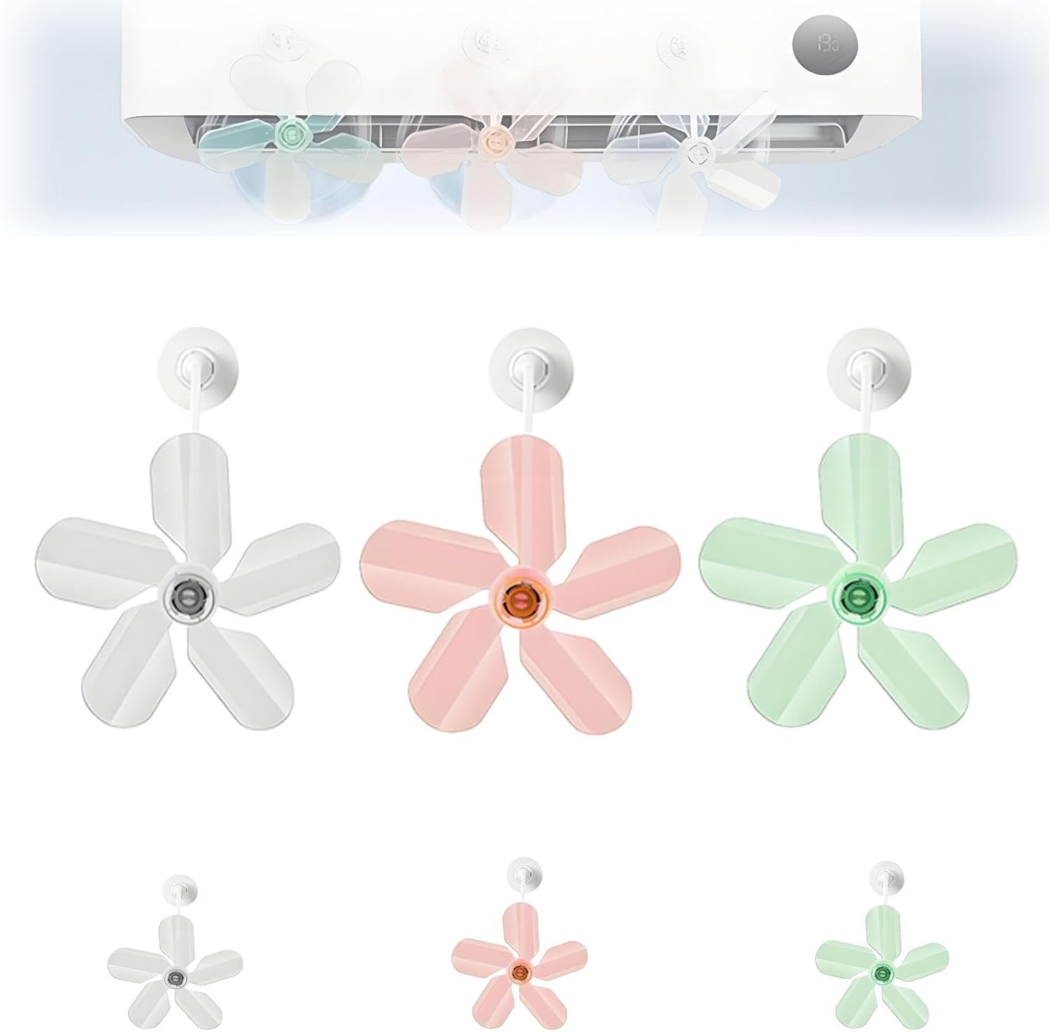 Air Conditioner Deflector Fan, 2025 Adjustable Magnetic Deflector Fan ...