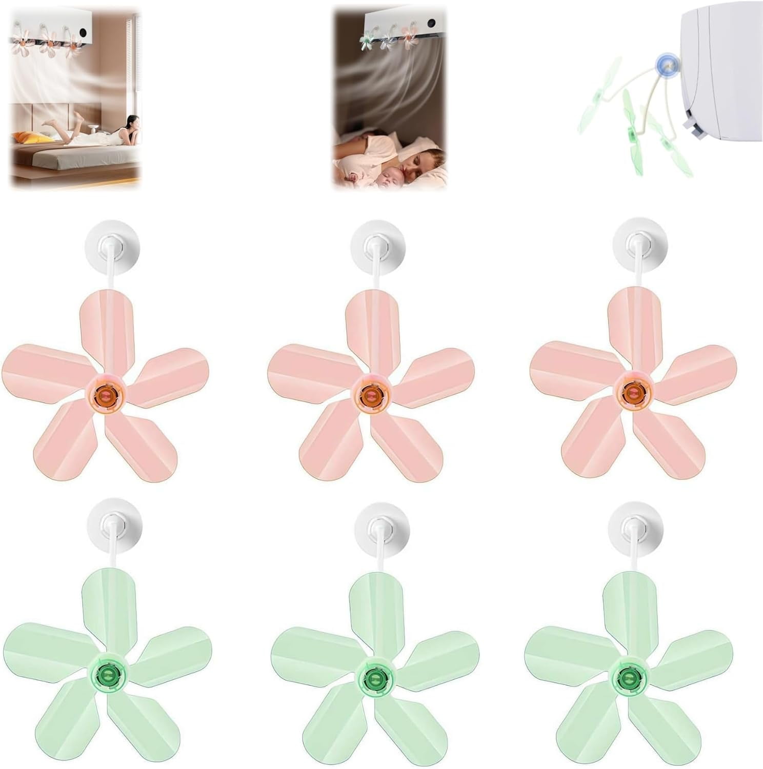 Air Conditioner Deflector Fan, 2025 New Adjustable Air Conditioner ...