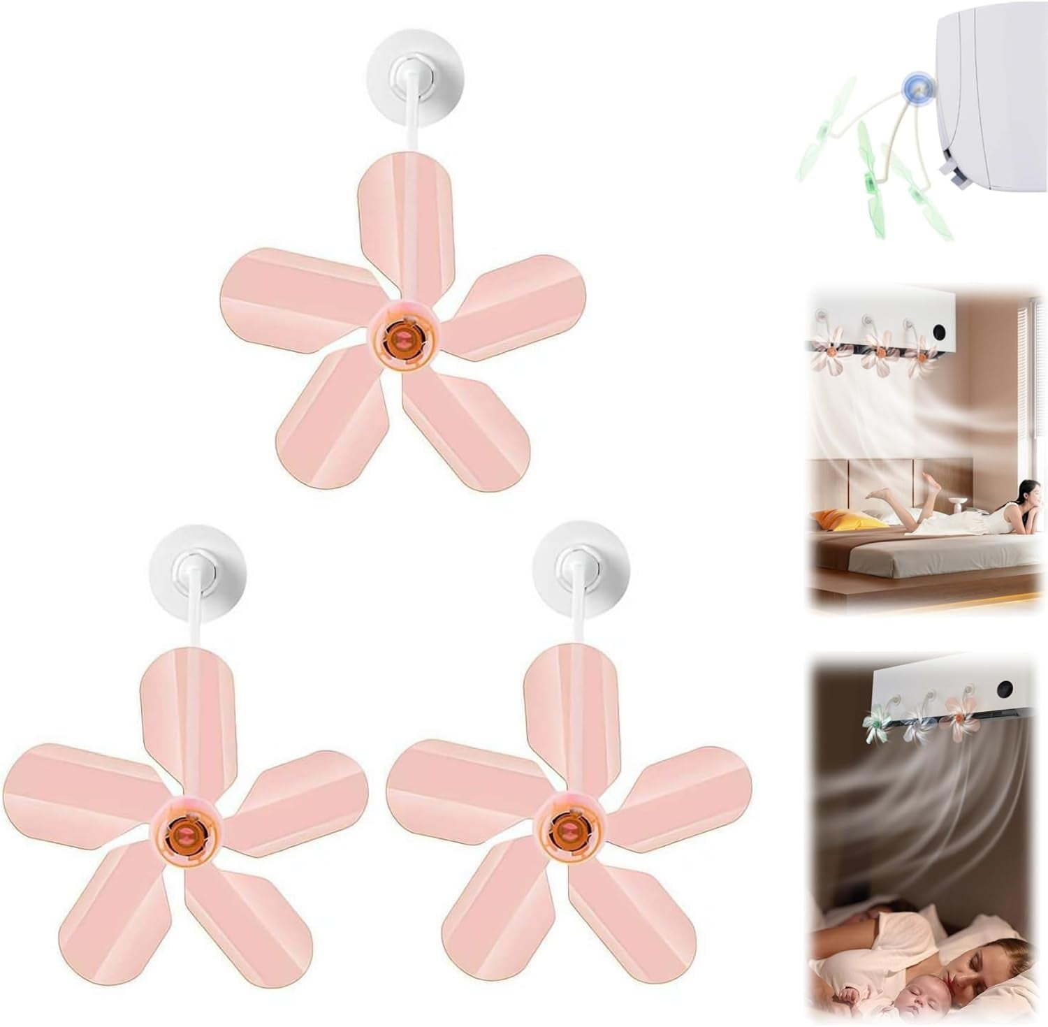 Air Conditioner Deflector Fan, 2025 New Adjustable Air Conditioner ...