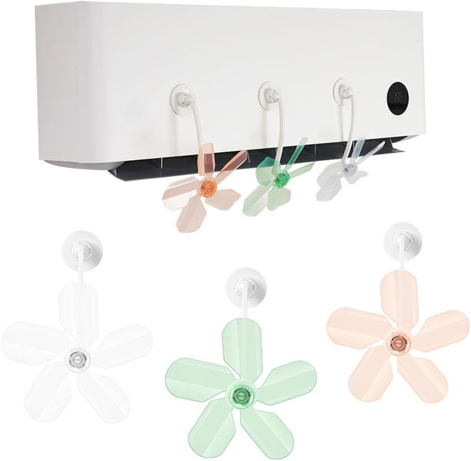 Air Conditioner Deflector Fan,3PCS Air Vent Deflector,Wall-Mounted AC ...