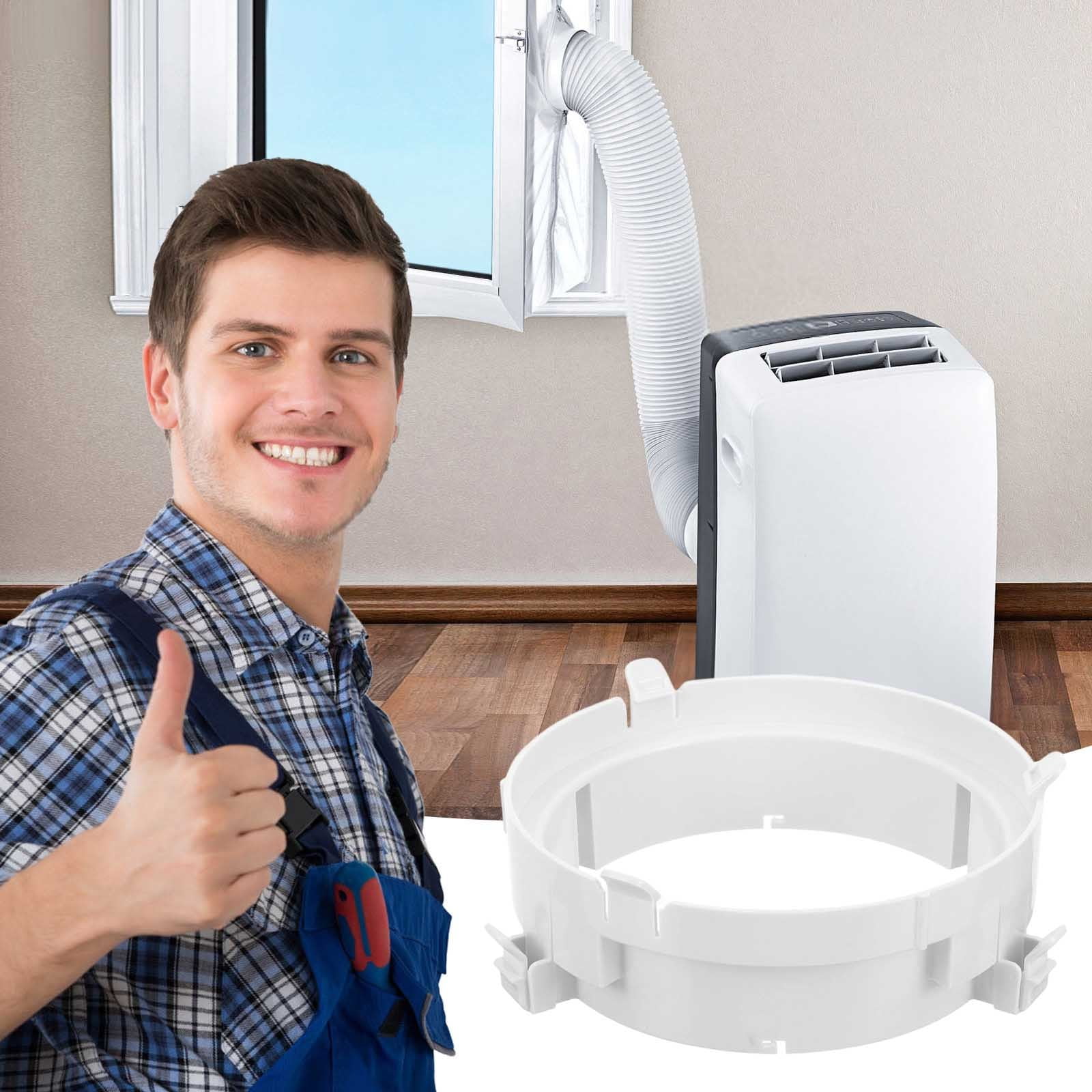 Air Conditioner Exhaust Hose Connector ABS Portable AC Coupler Adapter ...